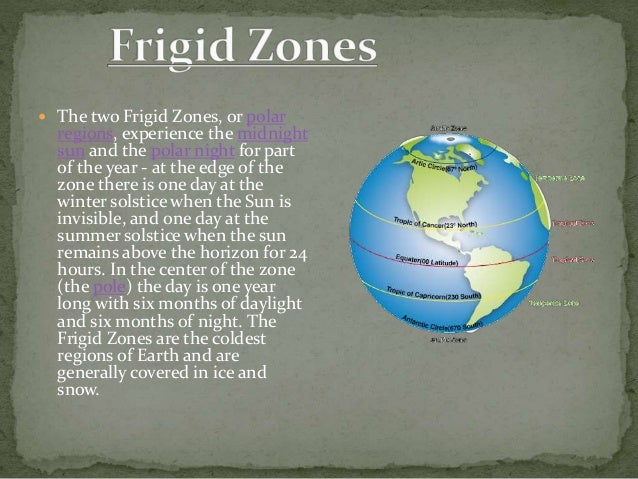 Heat zones of the earth (2)