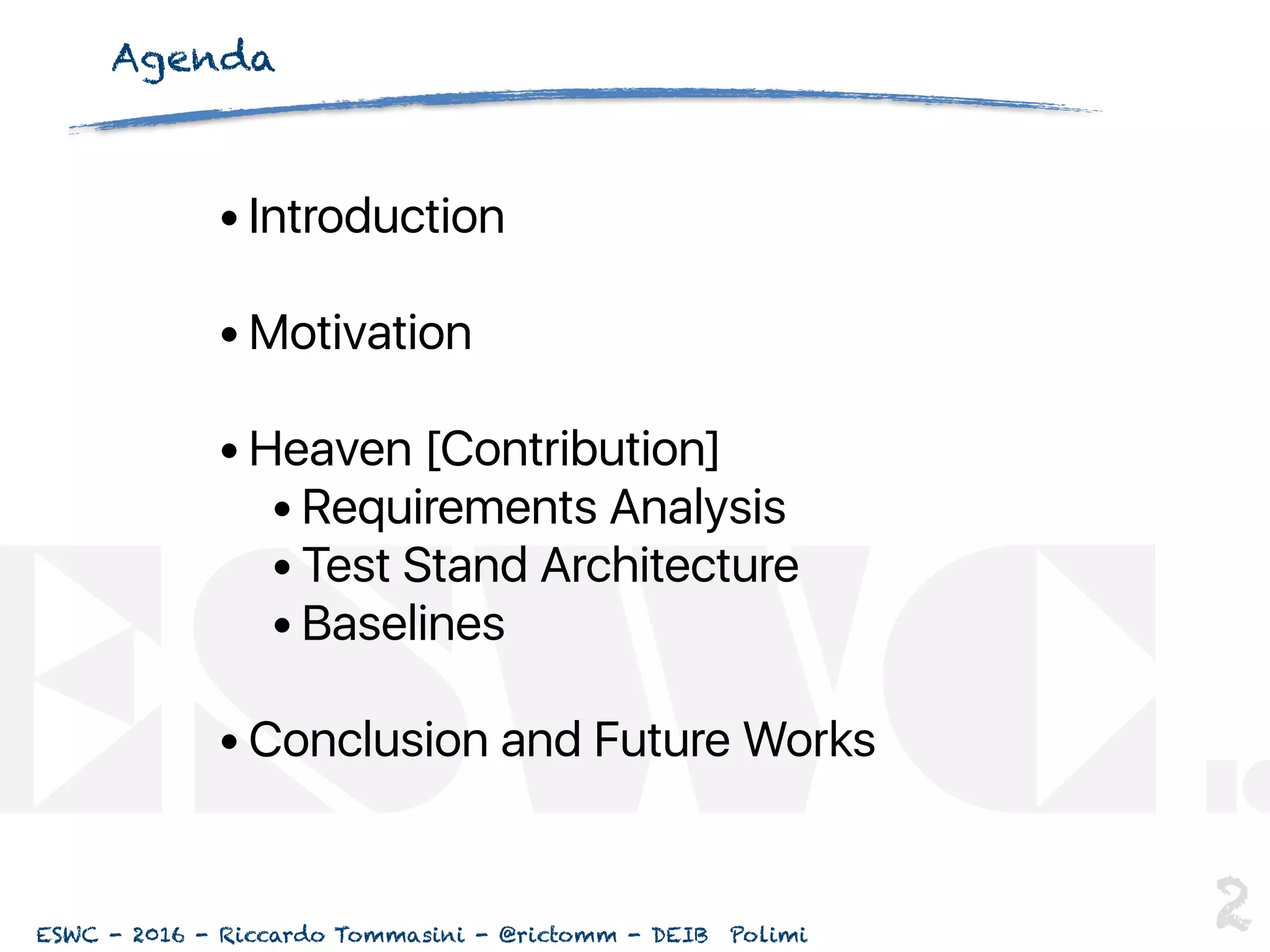 Heaven: A Framework for Systematic Comparative Research Approach for RSP Engines | PPT