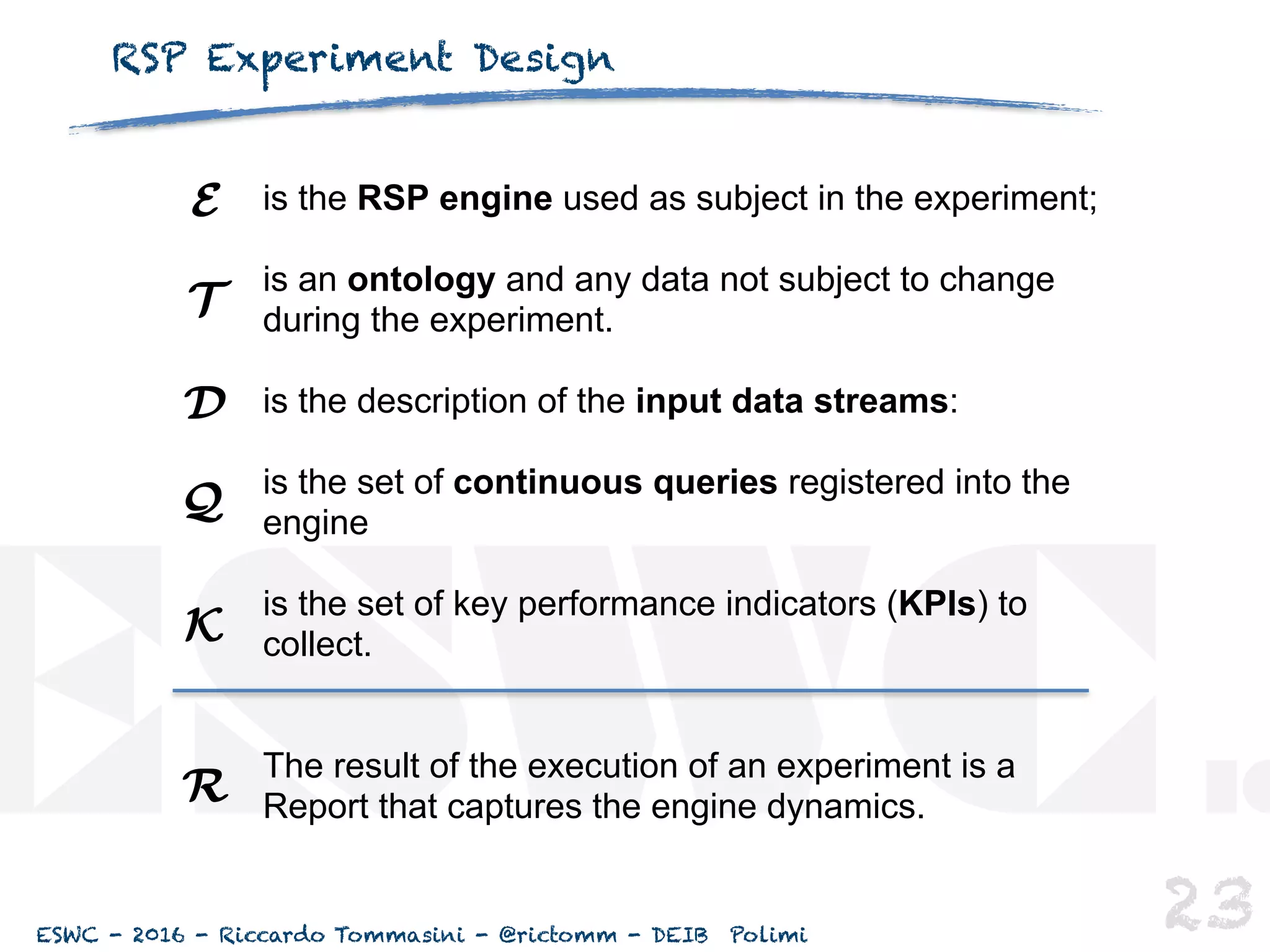 Heaven: A Framework for Systematic Comparative Research Approach for RSP Engines | PPT
