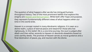 Heaven vs Reincarnation Two Paths Beyond Life.pptx