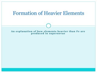 Heavier elements.ppt | Chemistry | Science