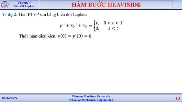 Heaviside step function in Laplace transfrom.pptx