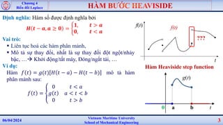 Heaviside step function in Laplace transfrom.pptx