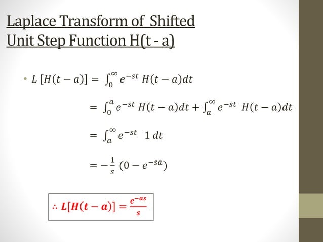 Heaviside's function | PPT | Free Download
