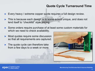 Heavy and Extreme Copper PCBs for Military/Aerospace Applications | PPTX