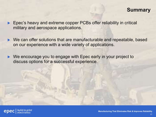 Heavy and Extreme Copper PCBs for Military/Aerospace Applications | PPT