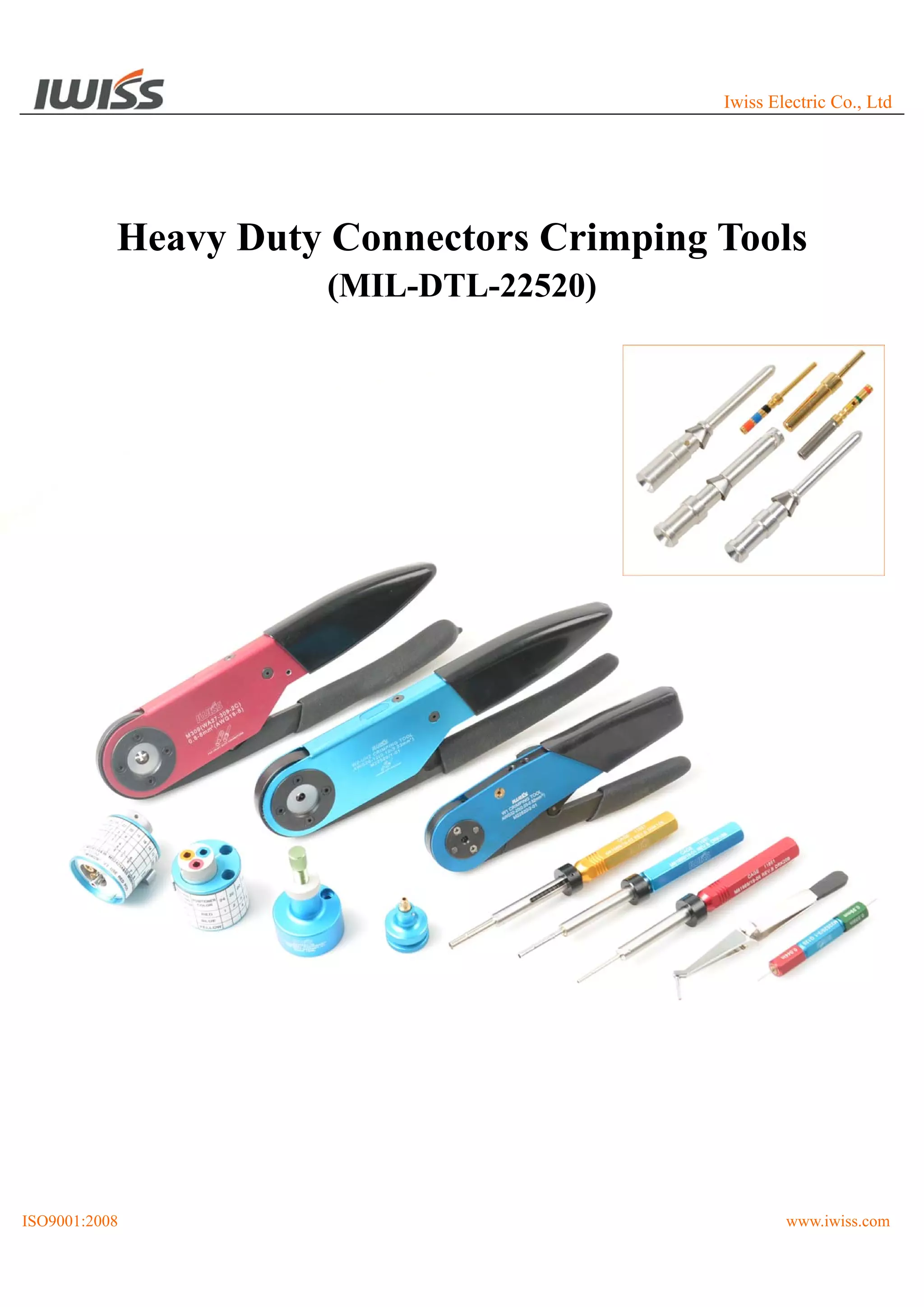 M22520 Standard Heavy Duty Connector Crimping Tools | PDF