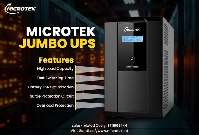 Heavy Duty Jumbo UPS from Microtek – Built for Big Power Needs. | PPT