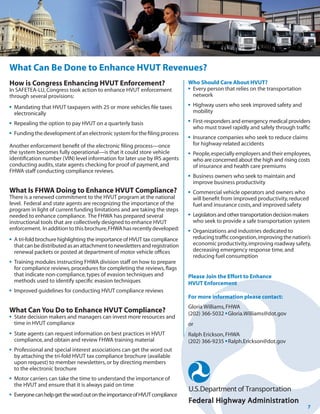 Heavy Vehicle Use Tax Form 2290 | PDF | Gasoline Prices | Economy