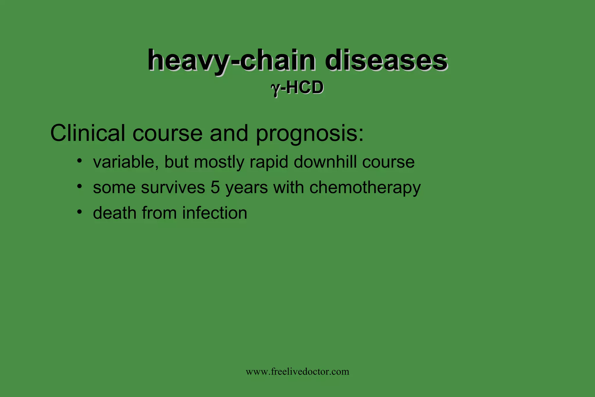 Heavy chain disease | PPT