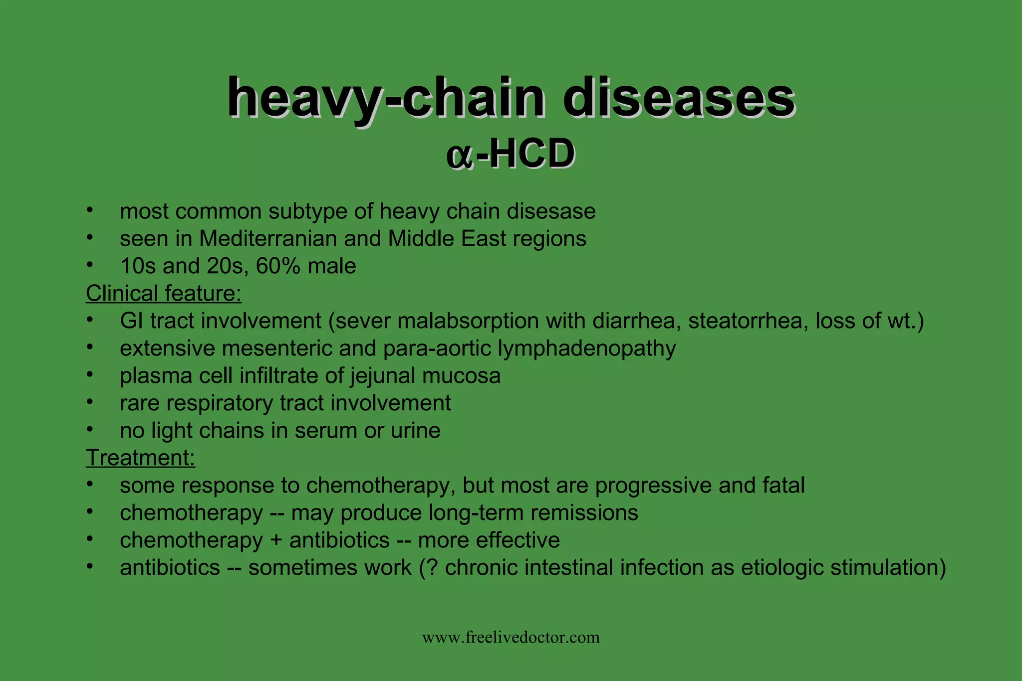 Heavy chain disease | PPT