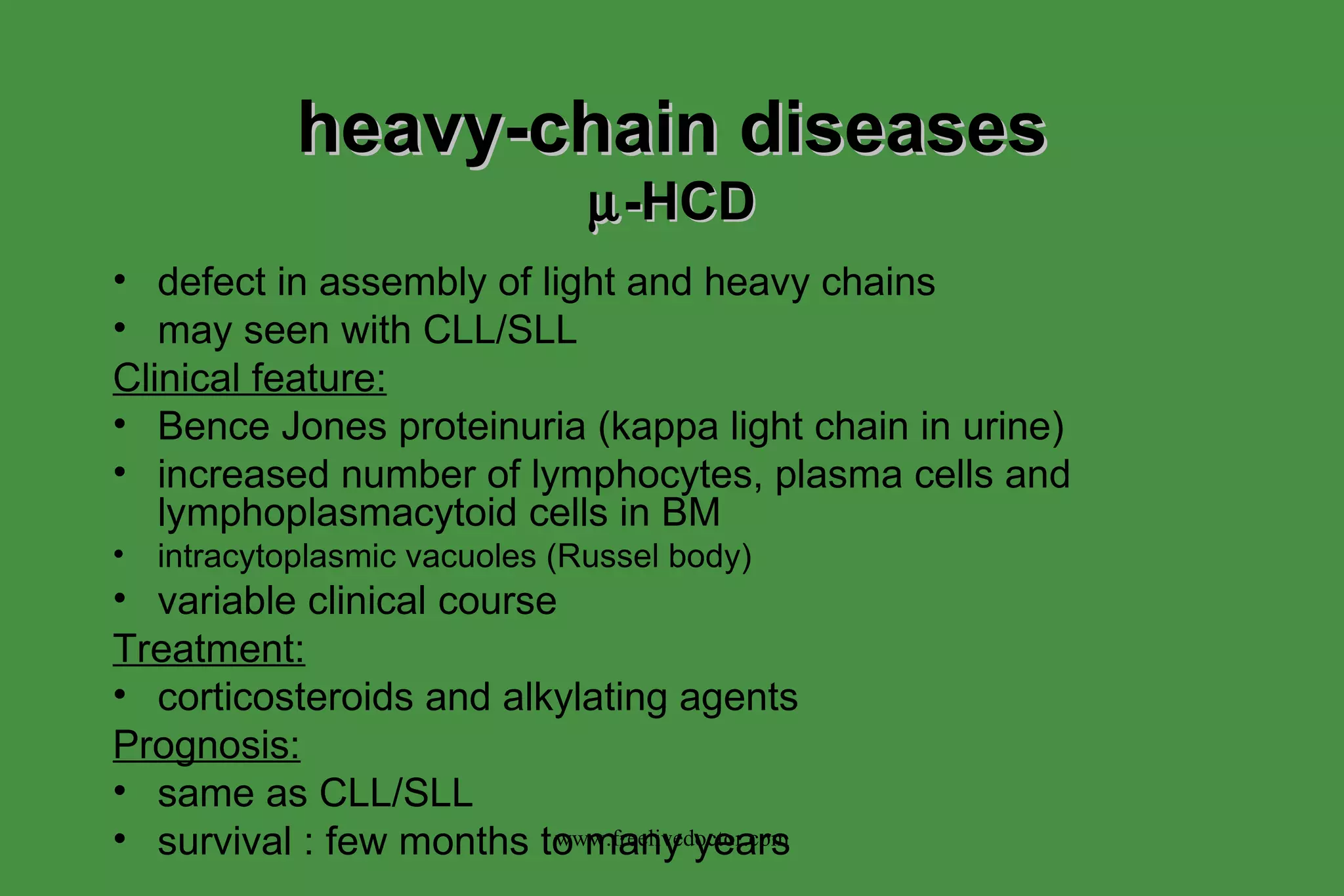 Heavy chain disease | PPT