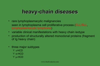 Heavy chain disease | PPT