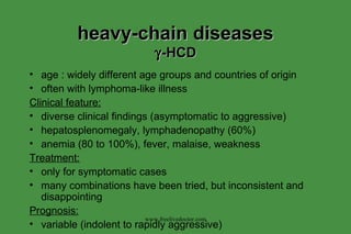 Heavy chain disease | PPT