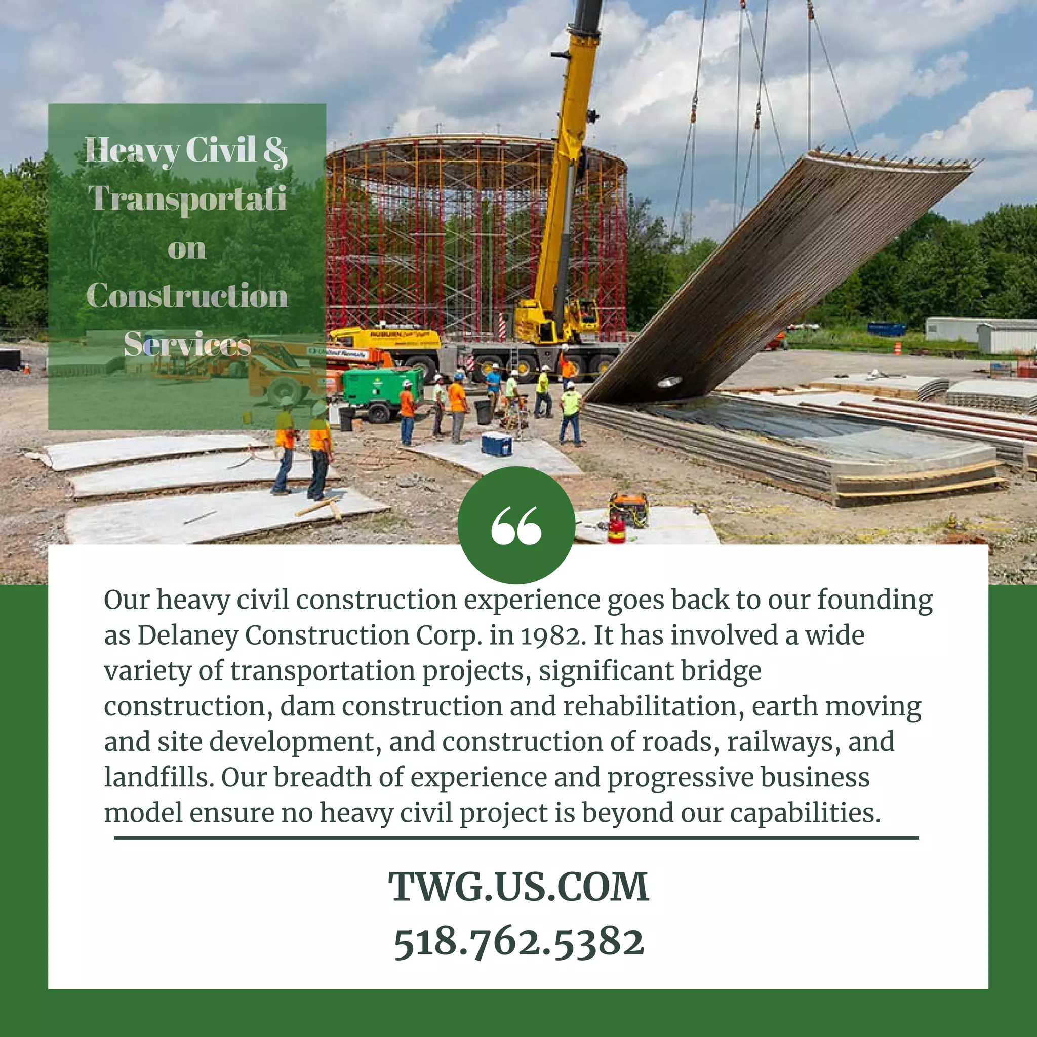Heavy Civil & Transportation Construction Services | PDF