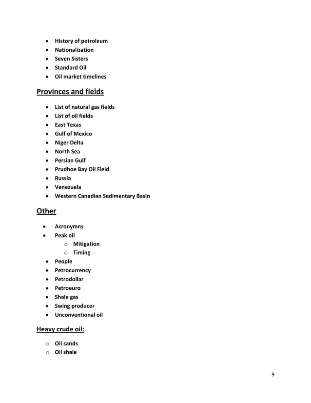 Heavy crude oil | DOCX | Commodities | Economy