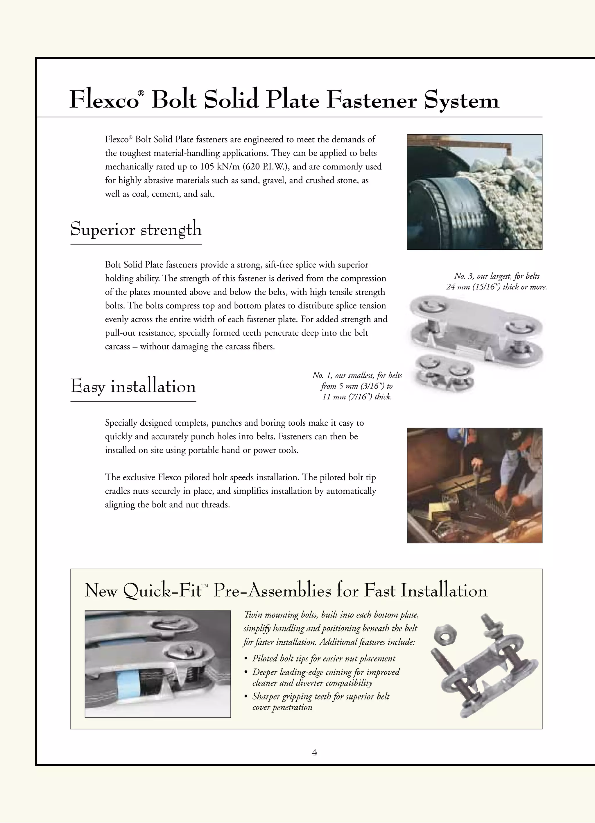 Flexco Heavy Duty Fastener Applications | PDF | Performance Cars | Auto ...