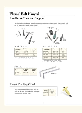 Flexco Heavy Duty Fastener Applications | PDF | Performance Cars | Auto ...