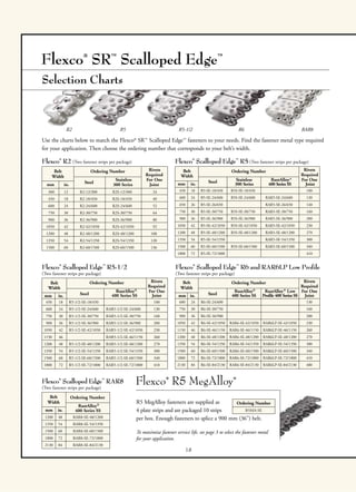Flexco Heavy Duty Fastener Applications | PDF | Performance Cars | Auto Type