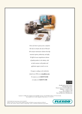 Flexco Heavy Duty Fastener Applications | PDF