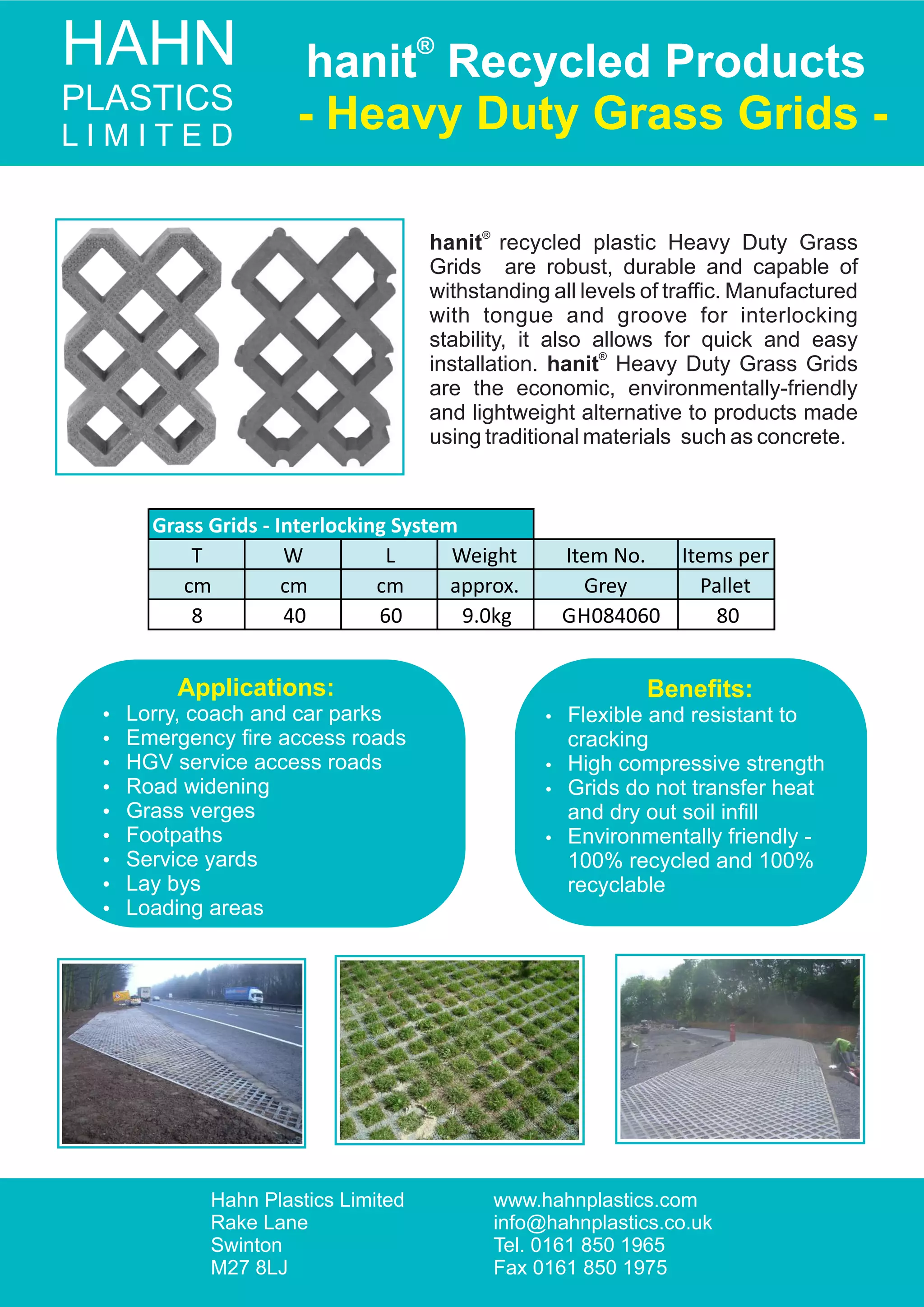 hannit® Heavy Duty Grass Grids | PDF