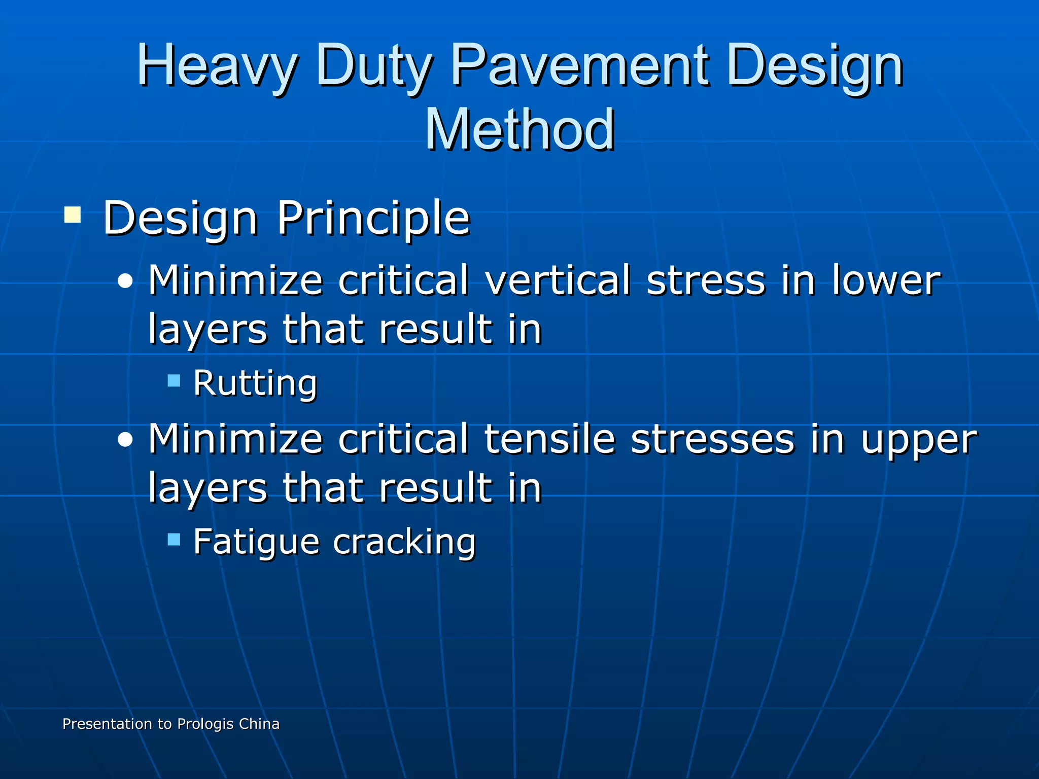 Heavy Duty Pavement Design | PPT