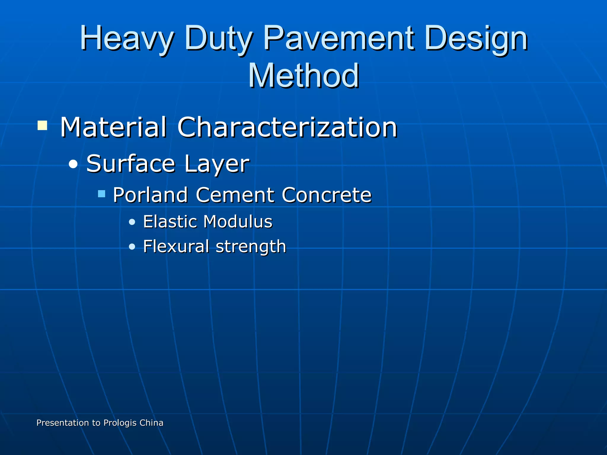 Heavy Duty Pavement Design | PPT
