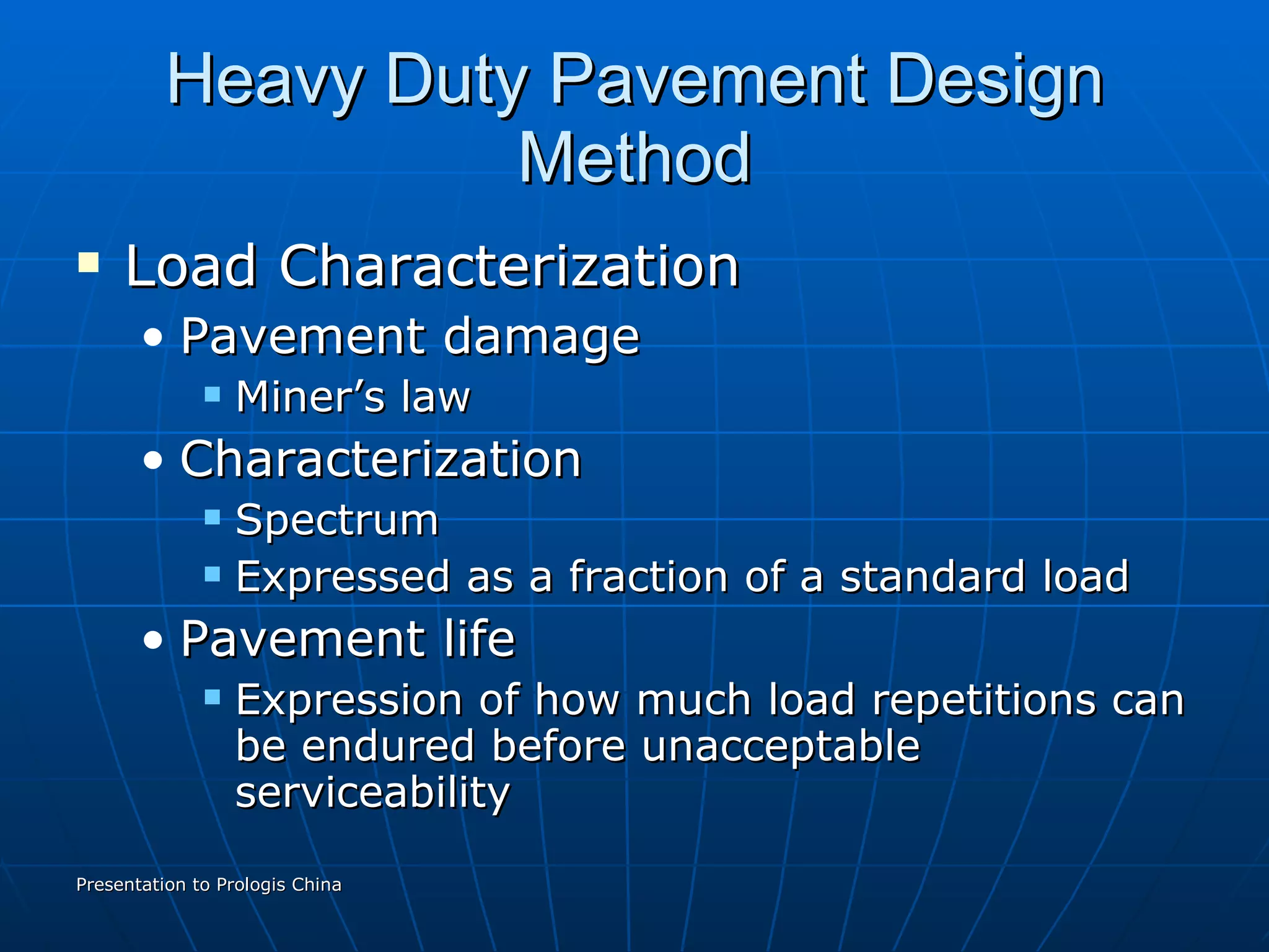 Heavy Duty Pavement Design | PPT