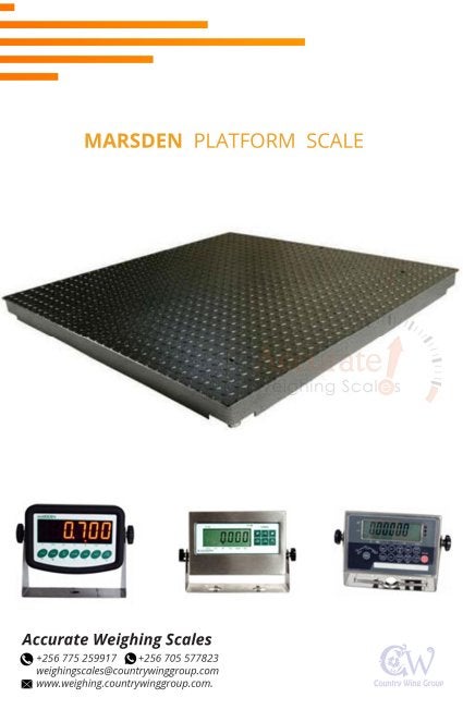 Heavy duty Platform Weighing Scales 1ton, 3ton, 5ton capacity | PDF