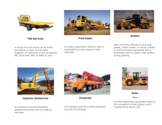 Heavy equipment construction methods and equipment | PDF
