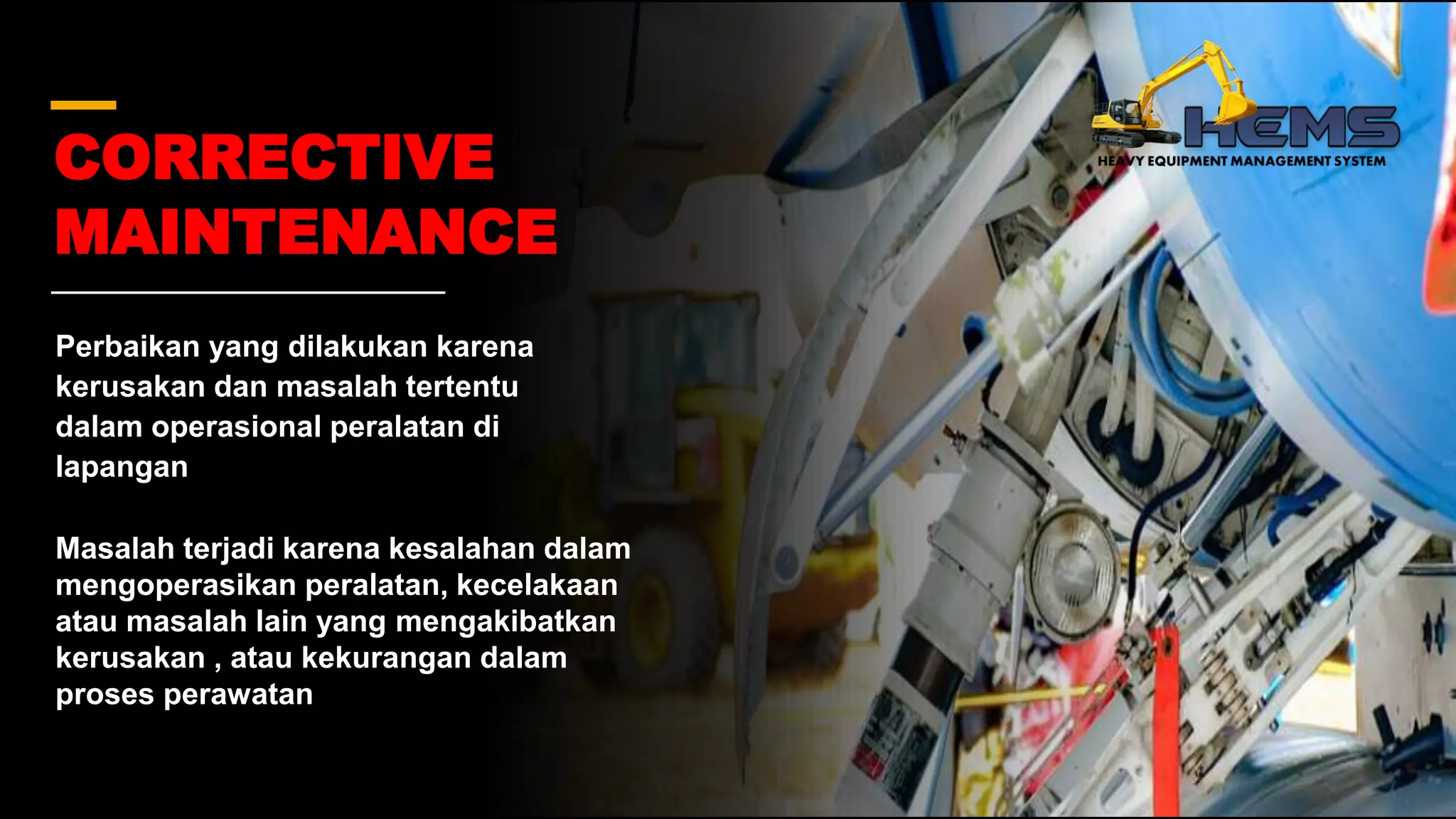 sistem manajemen operasional dan perawatan peralatan kendaraan mesin ...