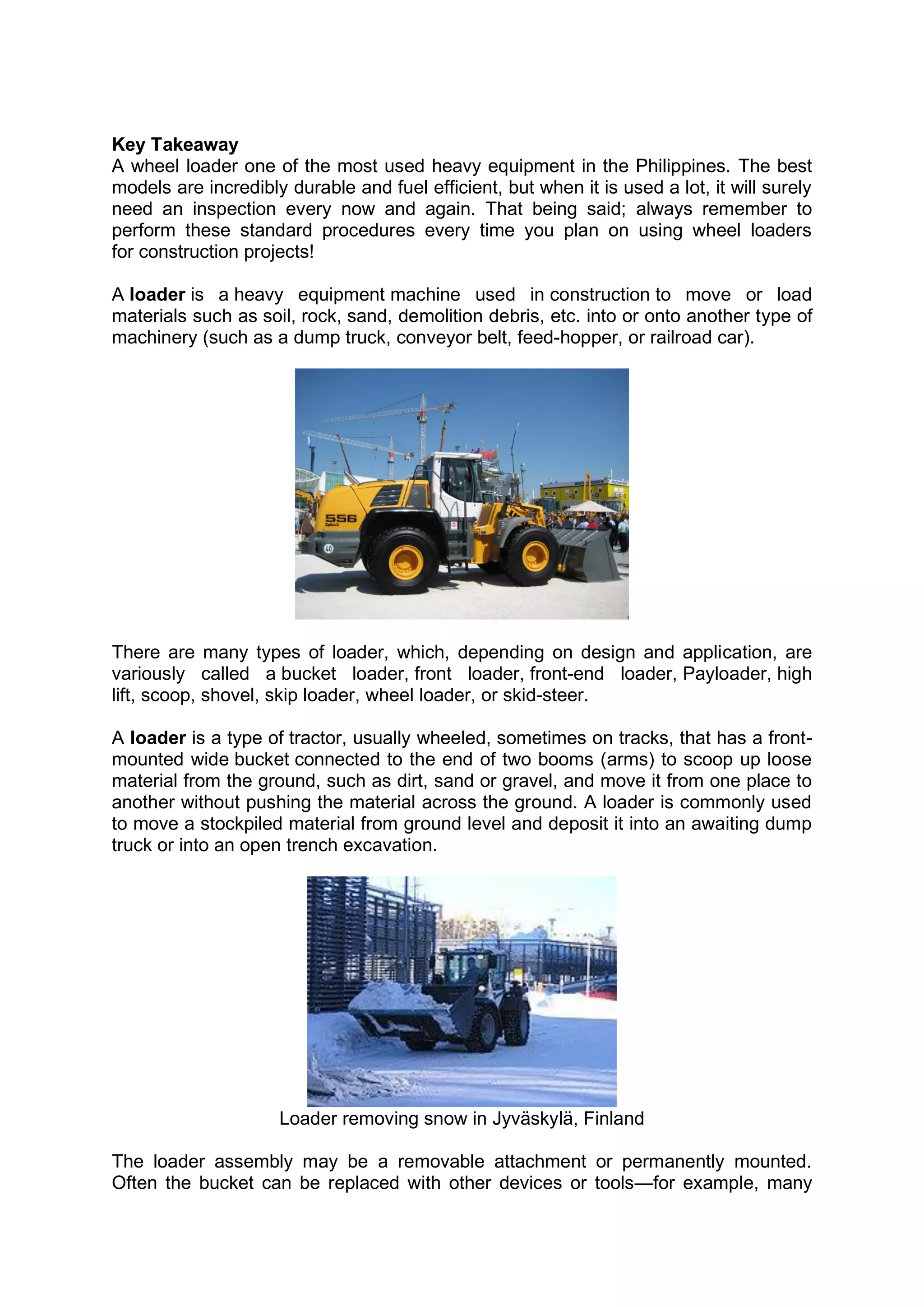 HEAVY EQUIPMENT NC II - CBLM | PDF