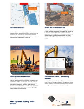 Heavy Equipment Tracking Device for Industries | PDF