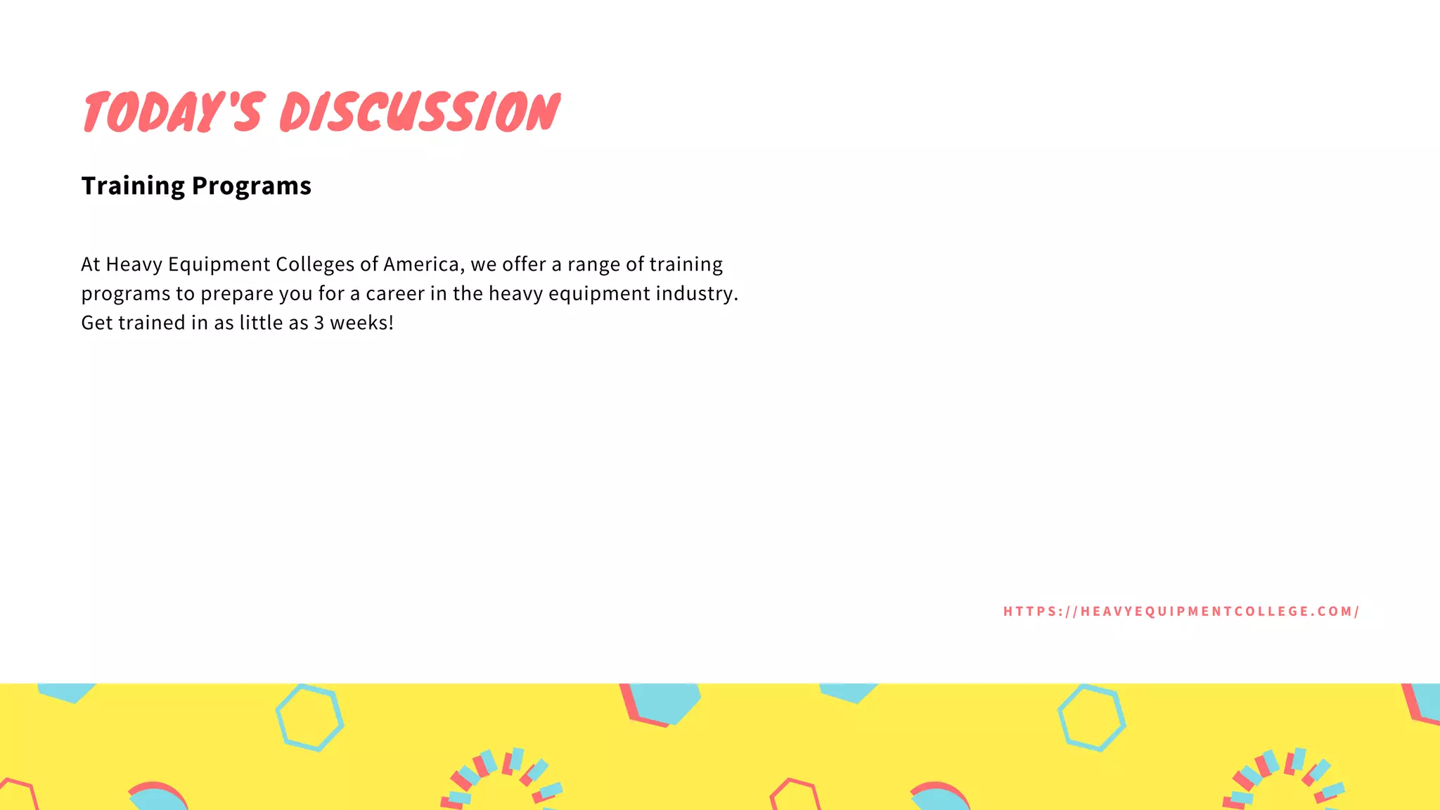 Heavy Equipment Training Programs - HEC | PPT