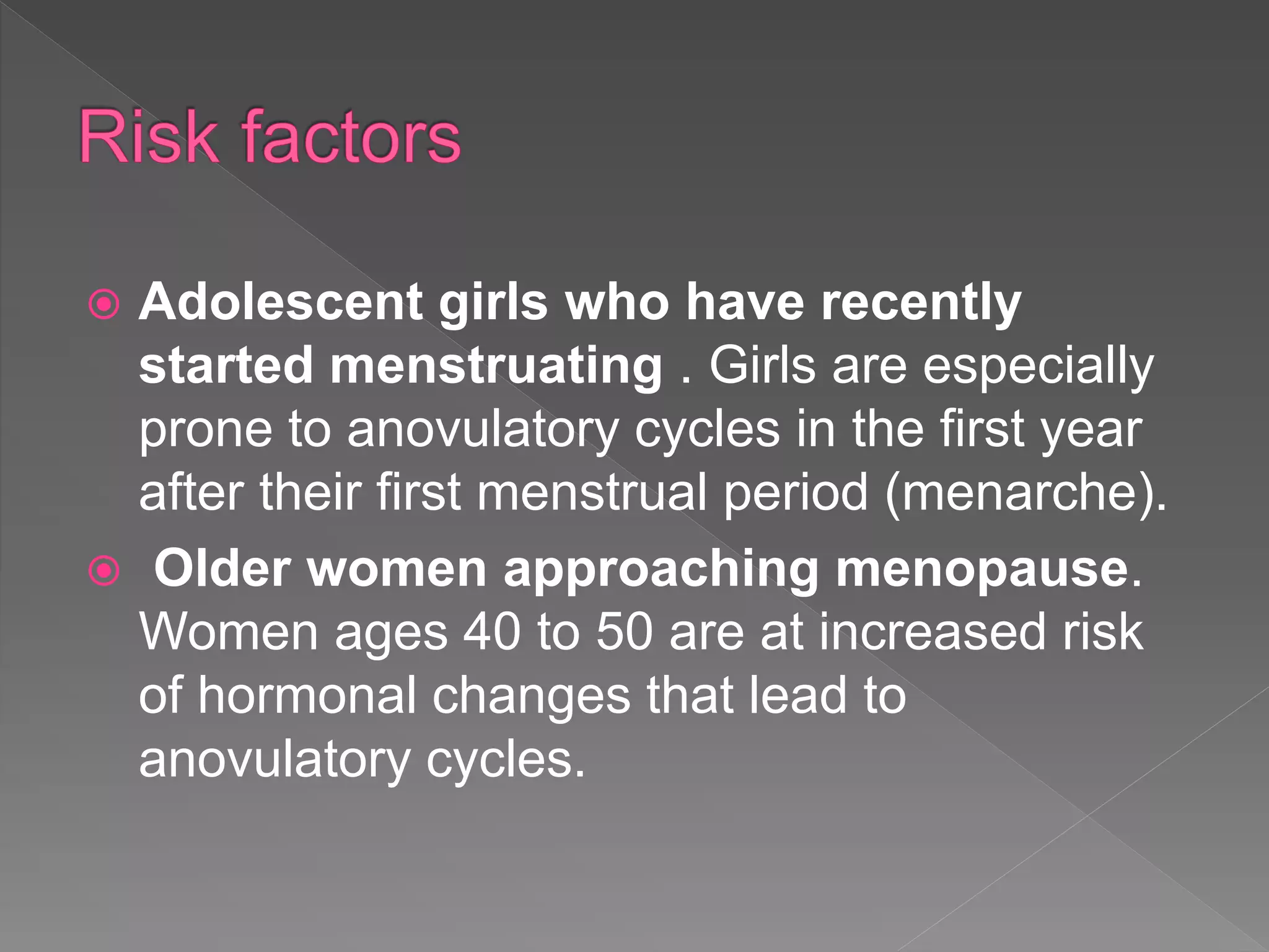 Heavy menstrual bleeding (HMB) | PPTX