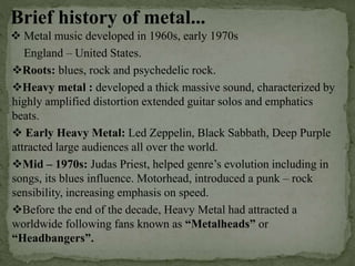 Heavy metal | PPTX