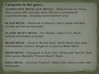 Heavy metal | PPTX