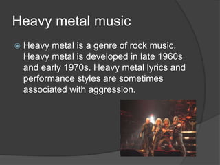 Heavy metal | PPTX