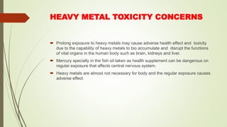 Heavy metal contamination in Crude Drug | PPTX