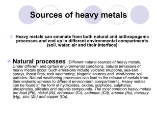 THE HEALTH RISKS OF HIDDEN HEAVY METALS | PPT