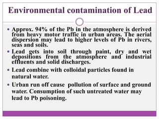 Heavy metal contamination of global environment | PPTX