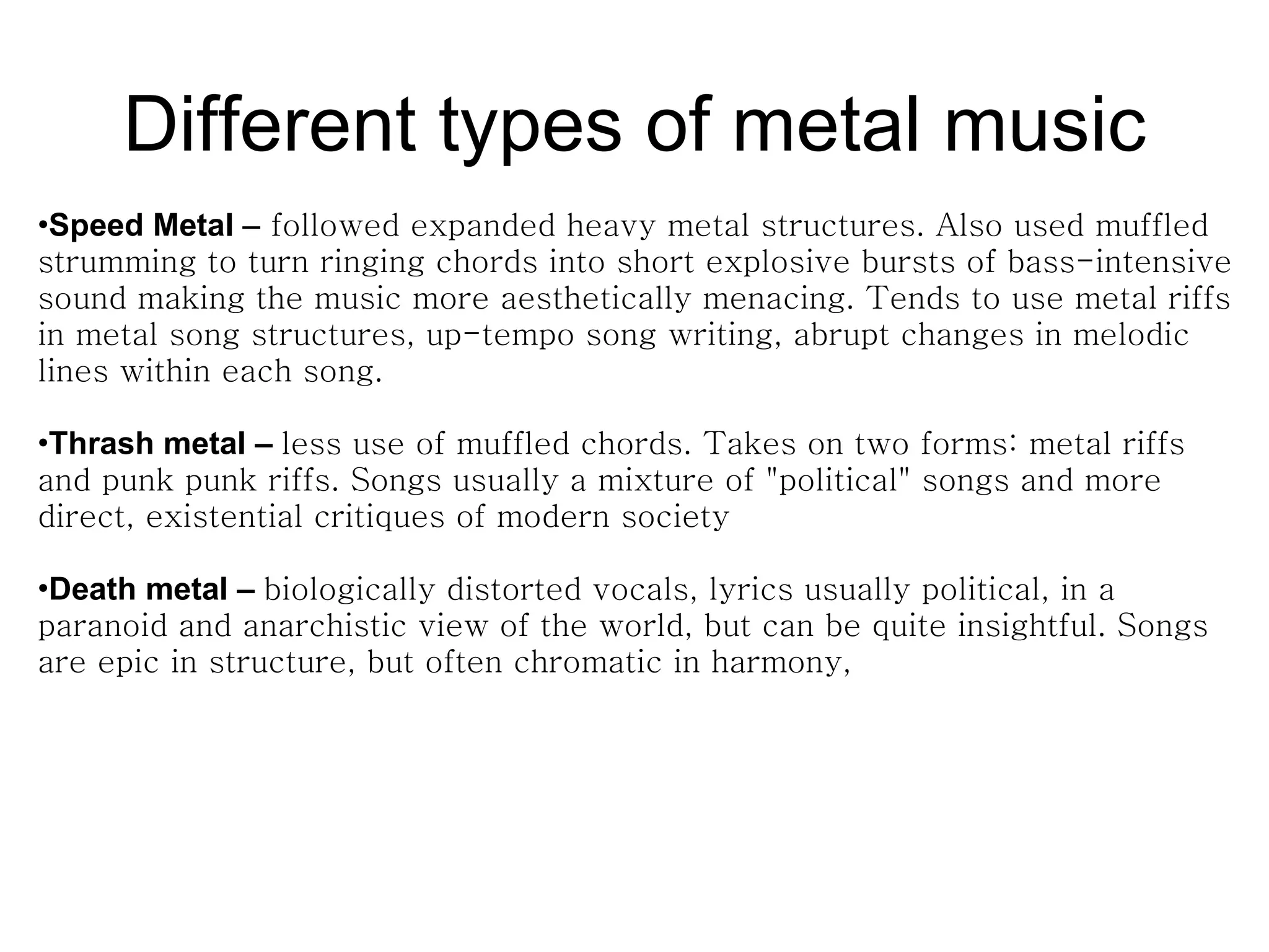 Heavy metal culture | ODP
