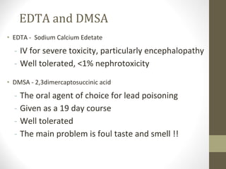 Heavy metal poisoning | PPT