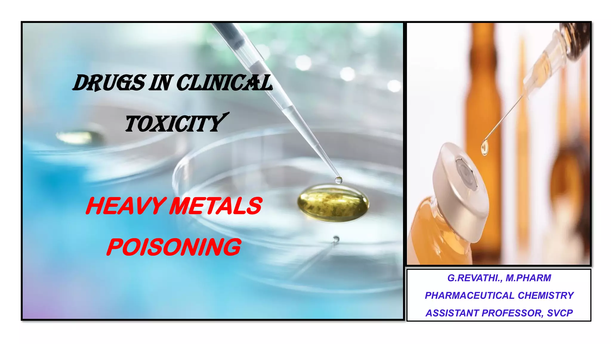 Heavy metal poisoning | PDF