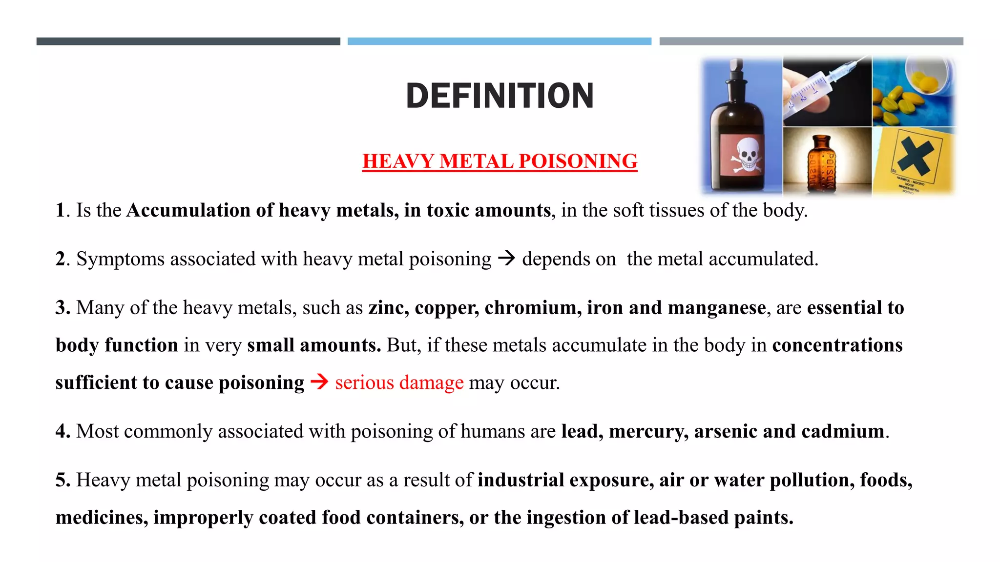 Heavy metal poisoning | PDF