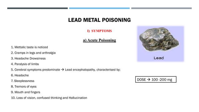 Heavy metal poisoning | PDF | Digestive Disorders | Diseases and Conditions