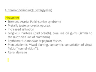 clinical features and management of heavy metal poisoning .pptx