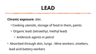 HEAVY METAL POISONING AND CHELATING AGENTS | PPTX