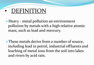 Heavy Metal Pollution | PPTX