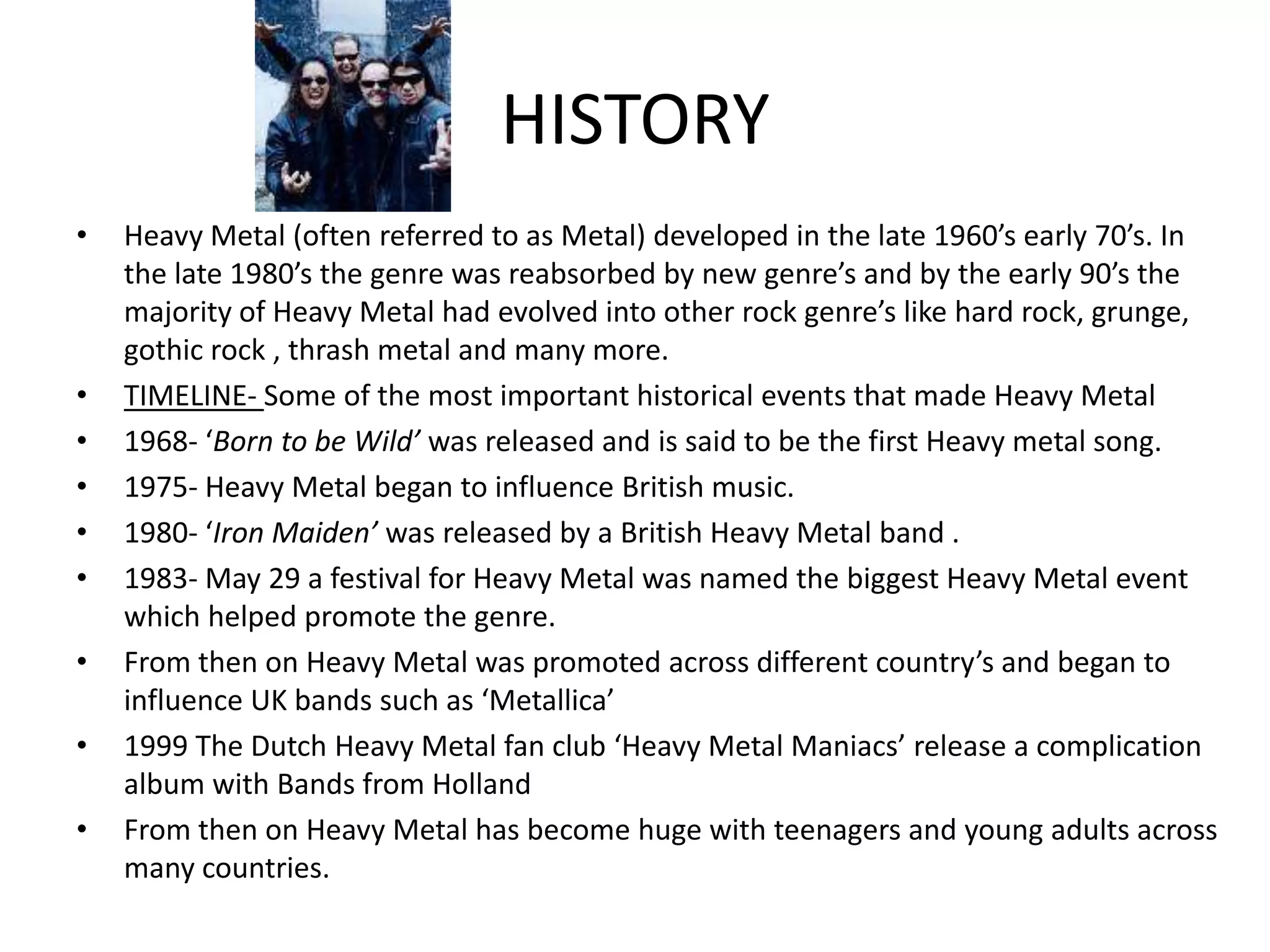 Heavy metal research | PPTX